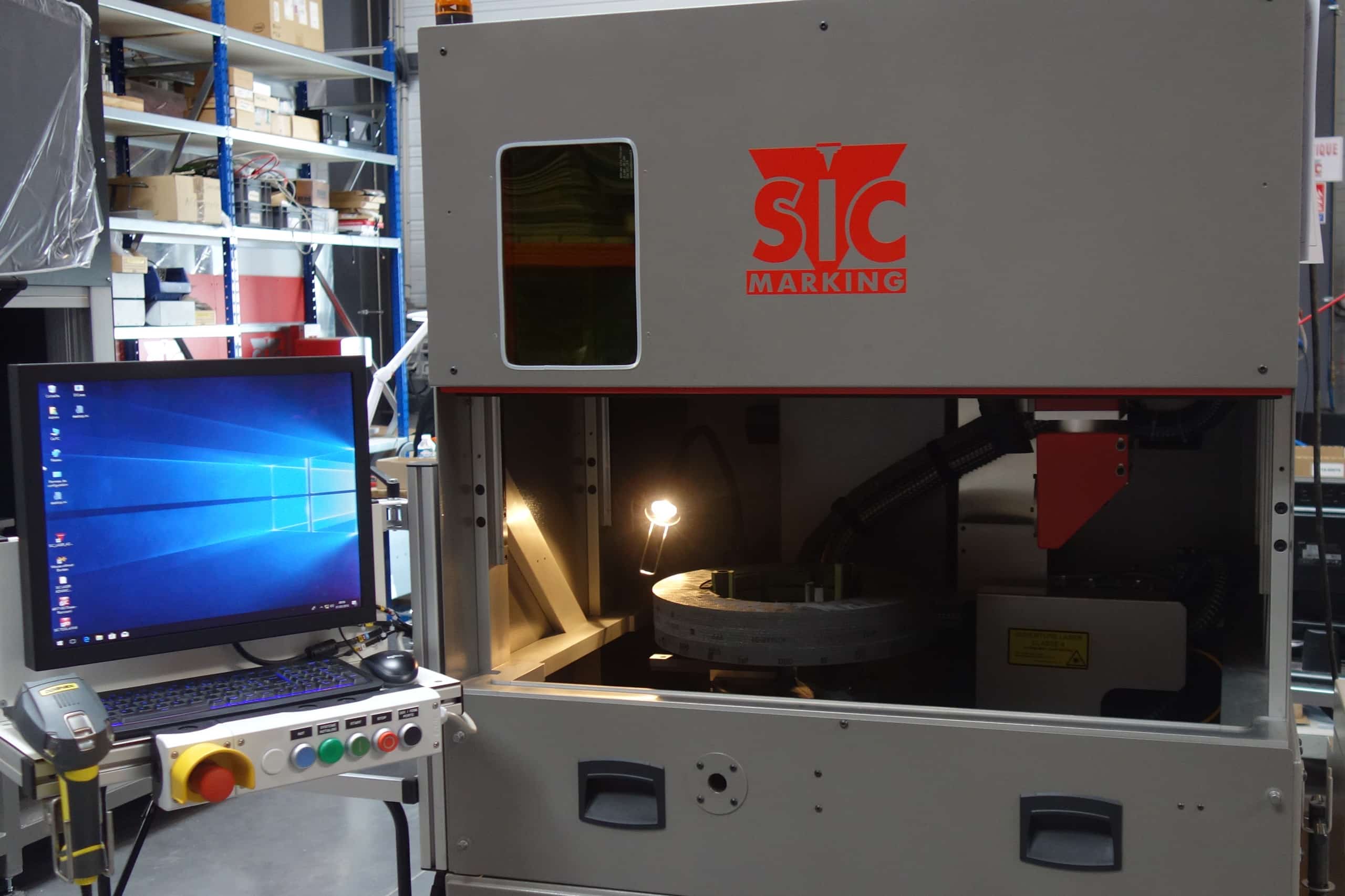 Deep Data Matrix for carbon disk brakes - Sic Marking